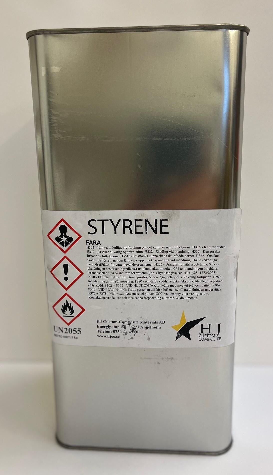 Styren 5 L. Fortynder til polyester