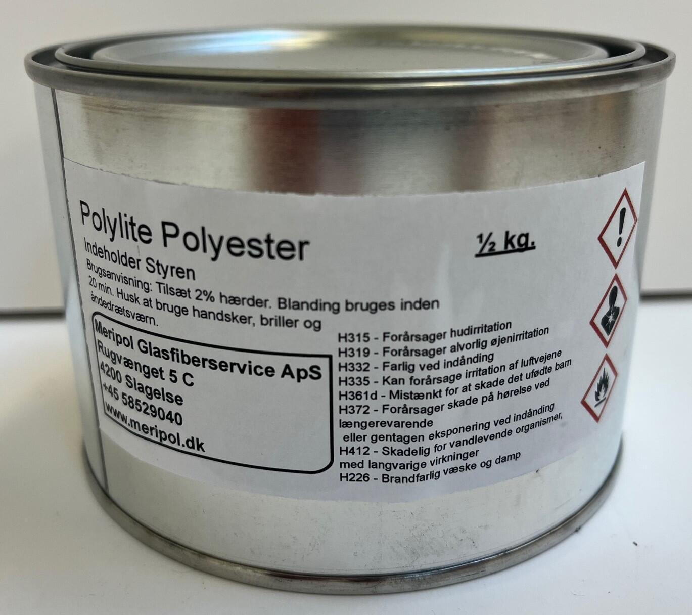 Polyester ½ kg. Reparationspolyester til bådebygning